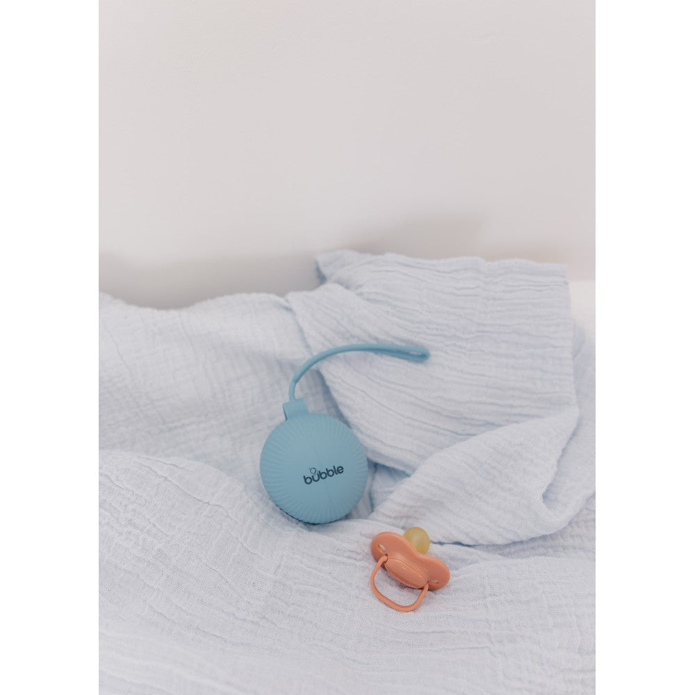 Bubble Silicone Pacifier Holder - Blue – Bloom Connect SG